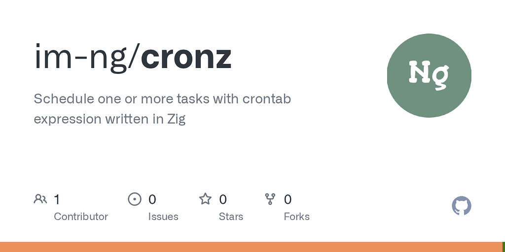 Zig Module: Cronz Introduction - Showcase - Ziggit