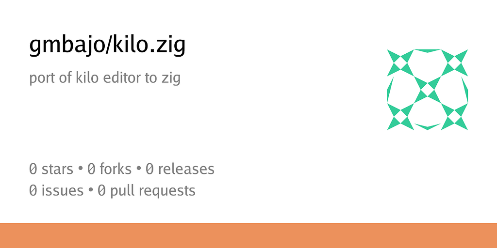 Port of kilo editor to zig - Showcase - Ziggit