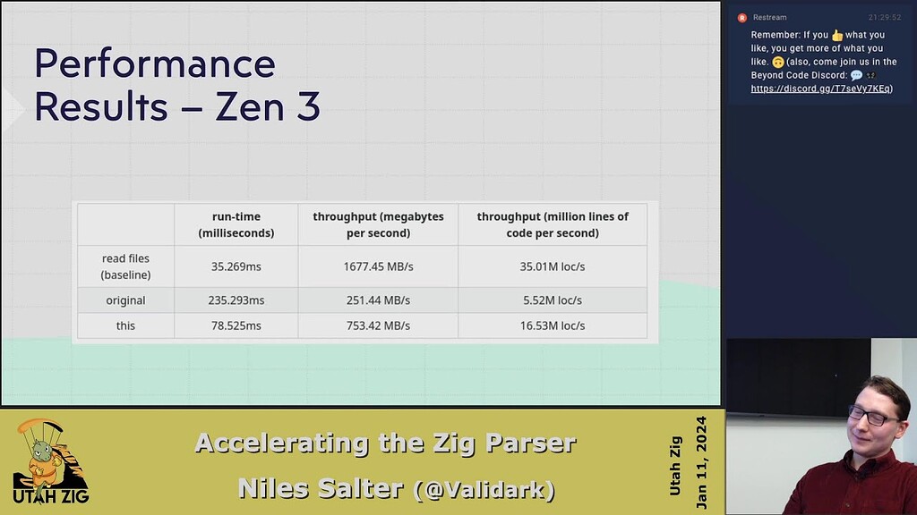 Hyper-optimizing the Zig Parser - Media - Ziggit